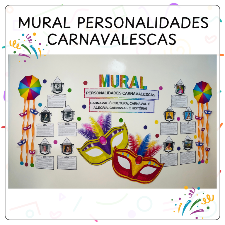 Mural Personalidades Carnavalescas - educacaoefundamental.com.br